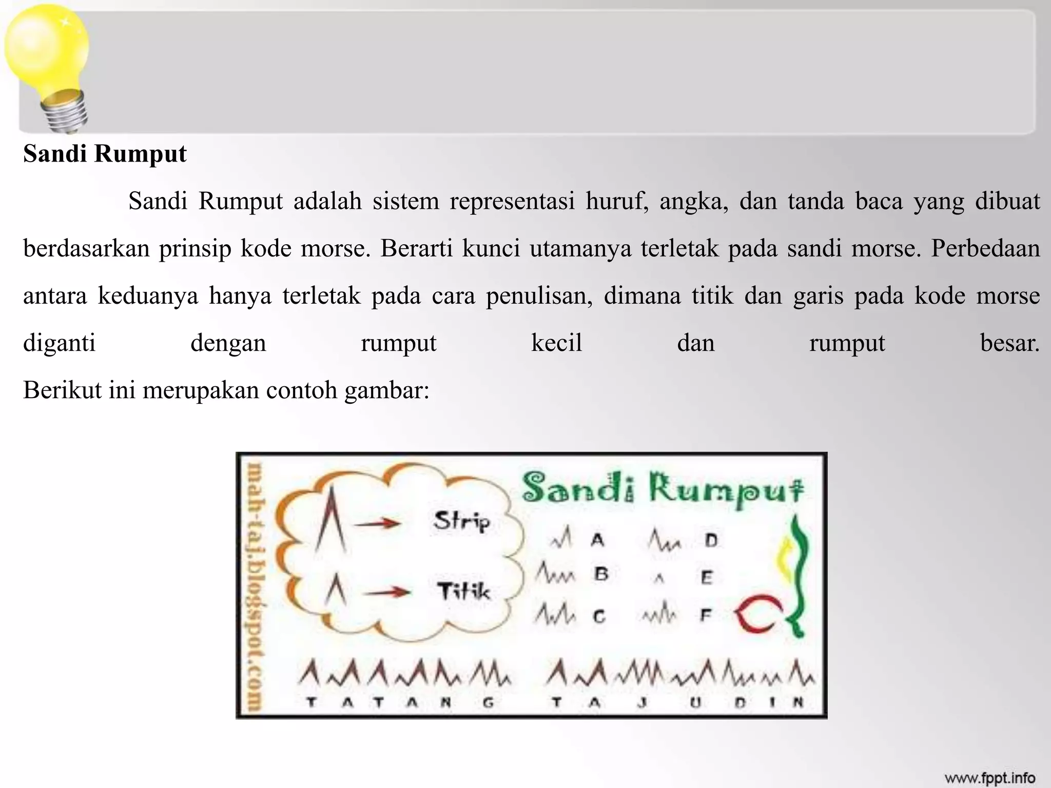 JENIS - JENIS SANDI.ppt