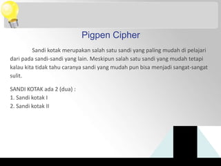 JENIS - JENIS SANDI.ppt
