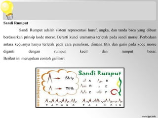 JENIS - JENIS SANDI.ppt