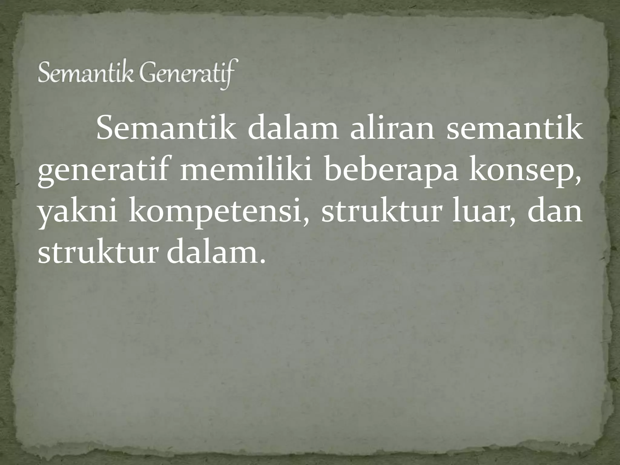 Jenis-Jenis Semantik | PPTX