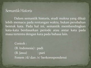 Jenis-Jenis Semantik | PPTX