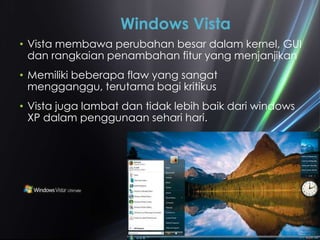 Jenis-jenis sistem operasi windows | PPTX