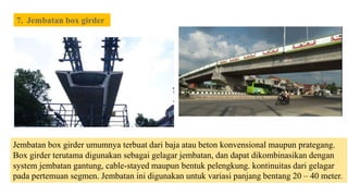 Jenis jenis sistem struktur jembatan | PPTX