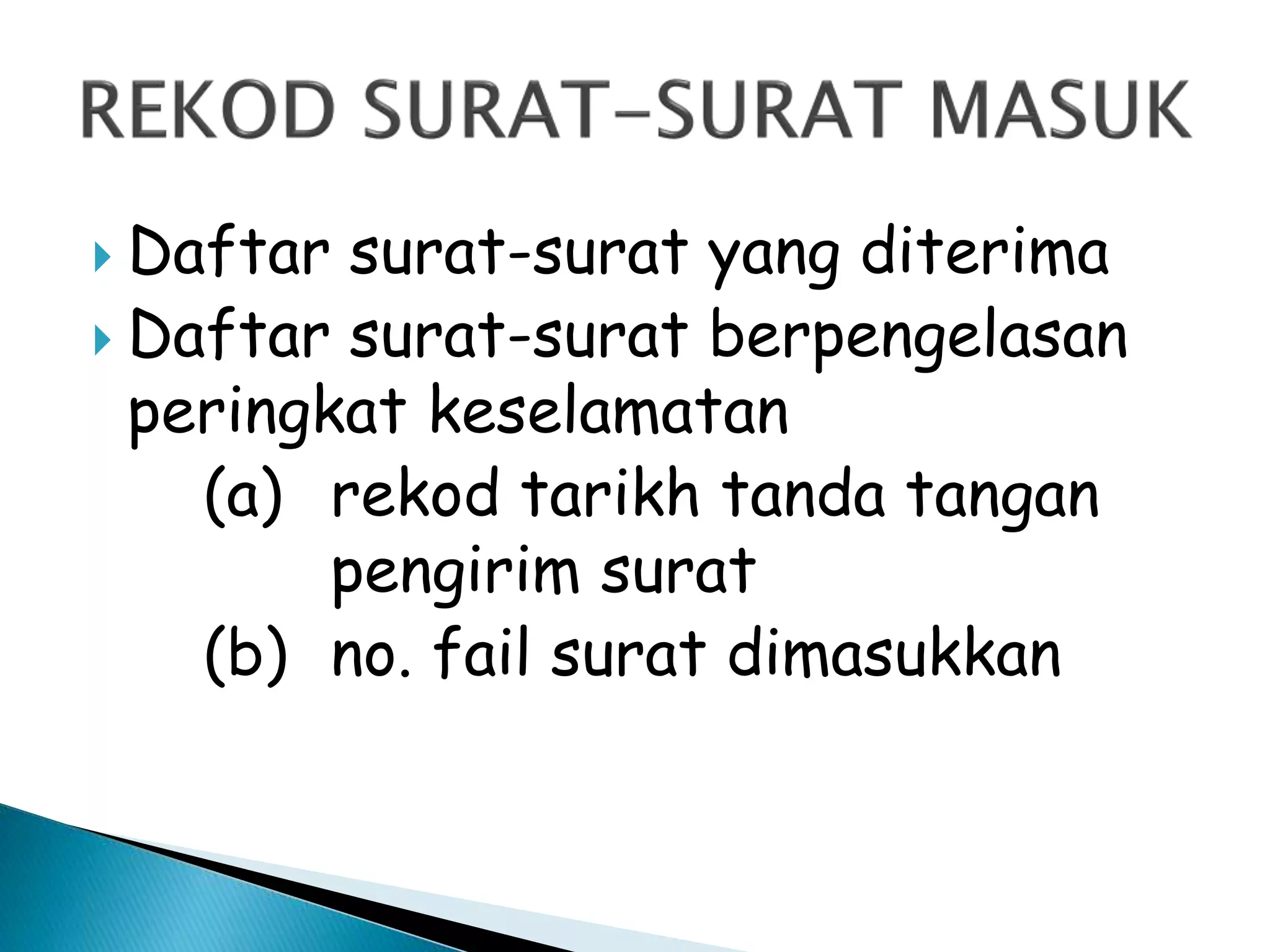 Jenis jenis stok dan buku rekod | PPTX