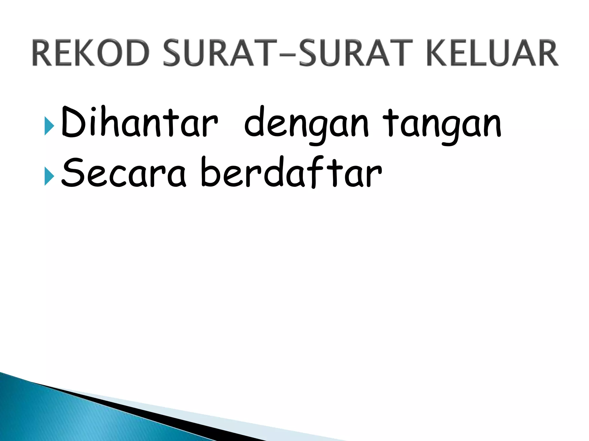 Jenis jenis stok dan buku rekod | PPTX