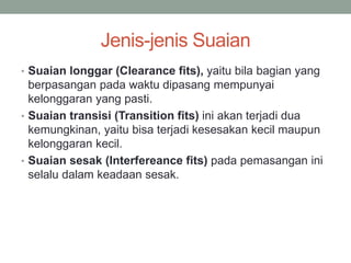 Jenis-jenis suaian proses pengerjaan manufaktur | PDF