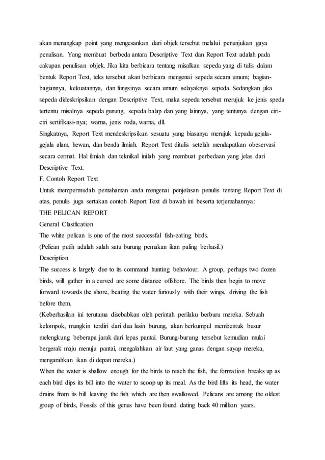 Jenis jenis teks bahasa inggris | DOCX