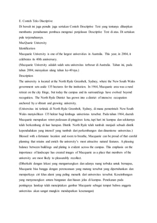 Jenis jenis teks bahasa inggris | PDF