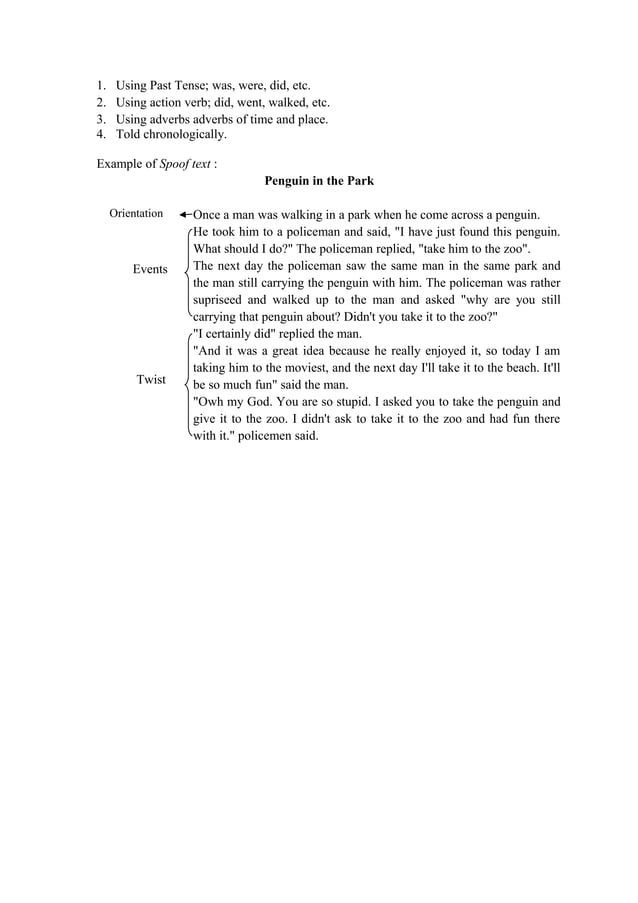 Jenis jenis teks dalam bahasa inggris | DOC