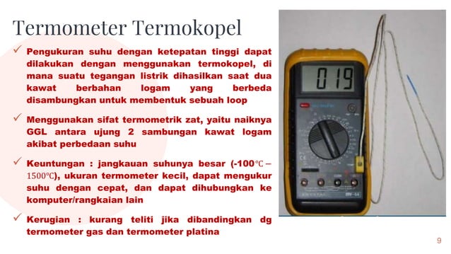 Jenis jenis termometer | PPTX