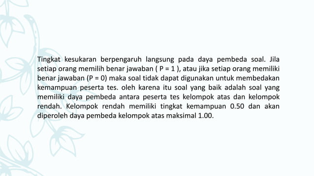 Evaluasi Pembelajaran (EP) - Jenis jenis validitas dan reliabilitas | PPTX