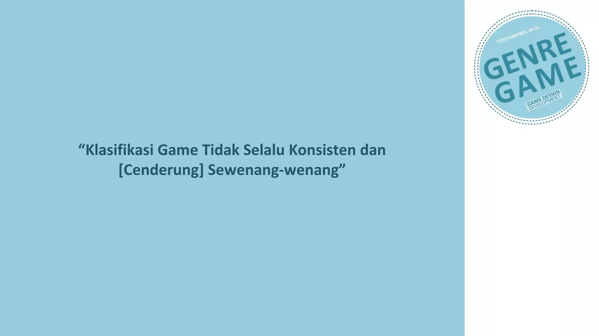 Jenis jenis (video) game | PPT