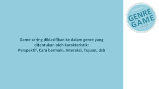 Jenis jenis (video) game | PPT