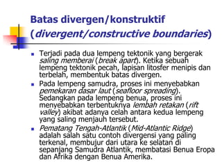 Jenis Batas Lempeng | PPTX