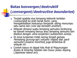 Jenis Batas Lempeng | PPTX