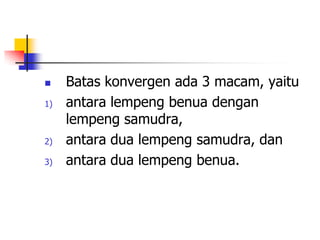 Jenis Batas Lempeng | PPTX