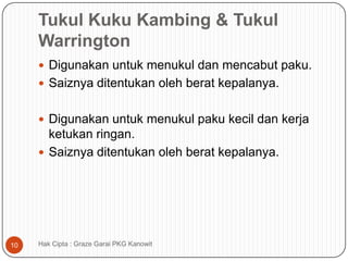 Jenis alatan tangan dan fungsinya | PPSX