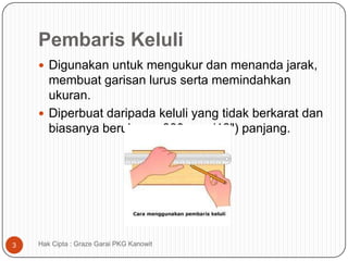 Jenis alatan tangan dan fungsinya | PPSX