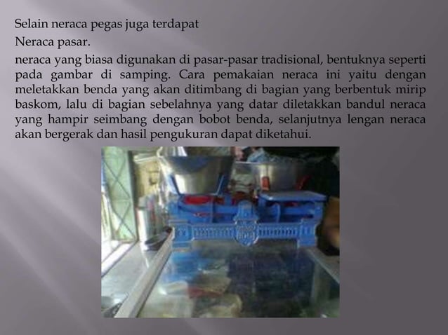 Jenis alat ukur berat | PPTX