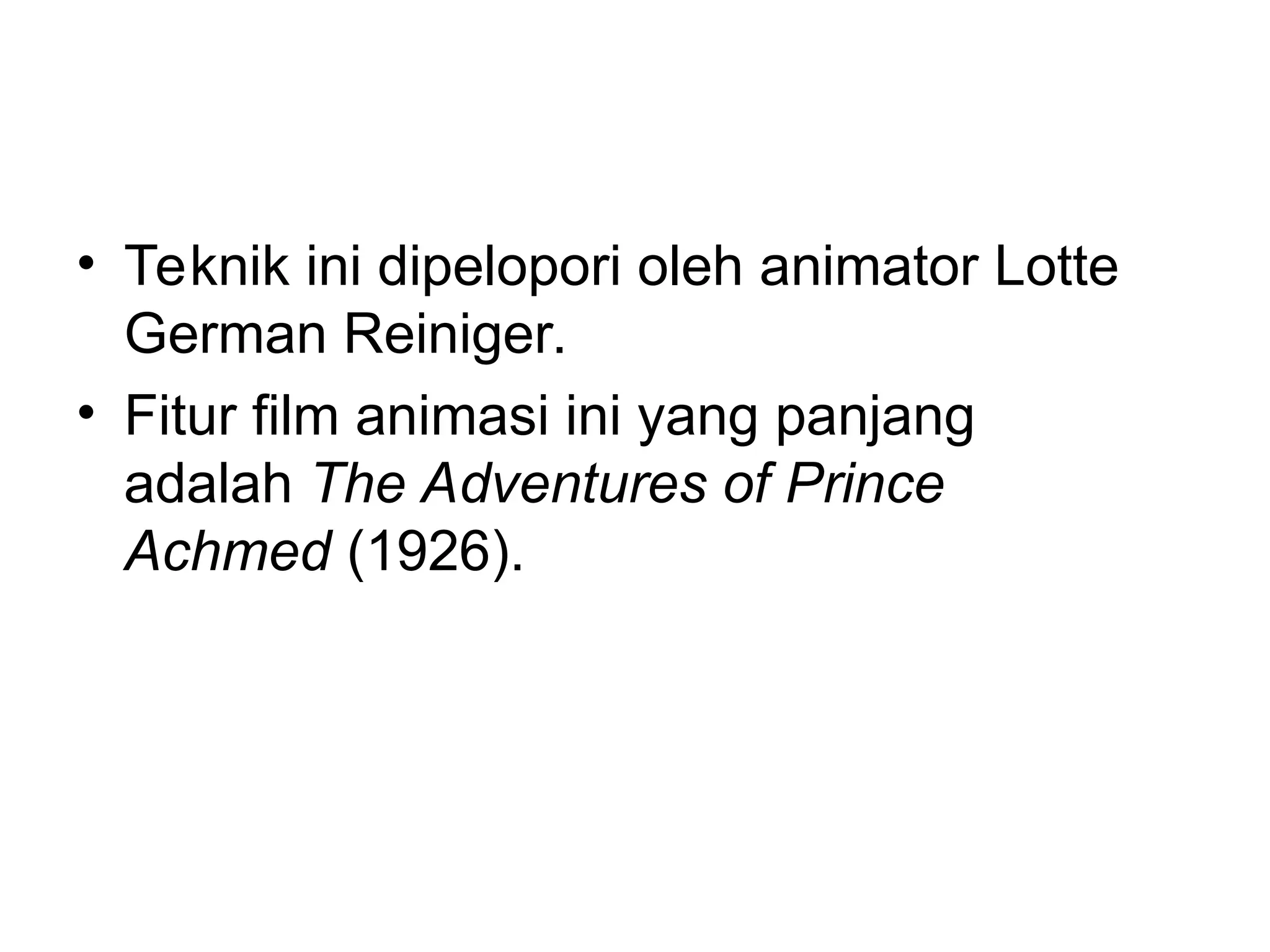 Jenis Jenis Animasi Stop Motion Sen Rupa Digital | PPT