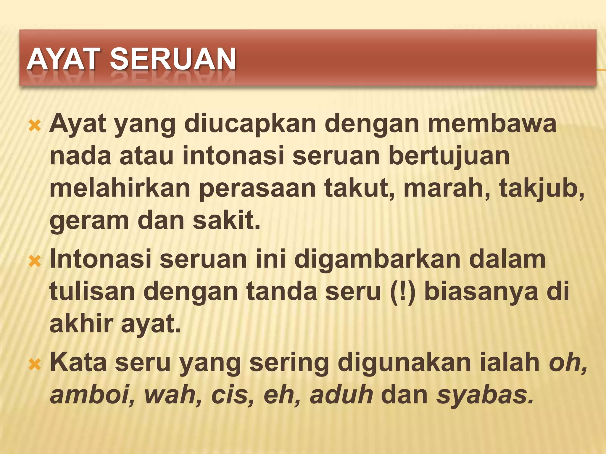 Jenis ayat | PPTX