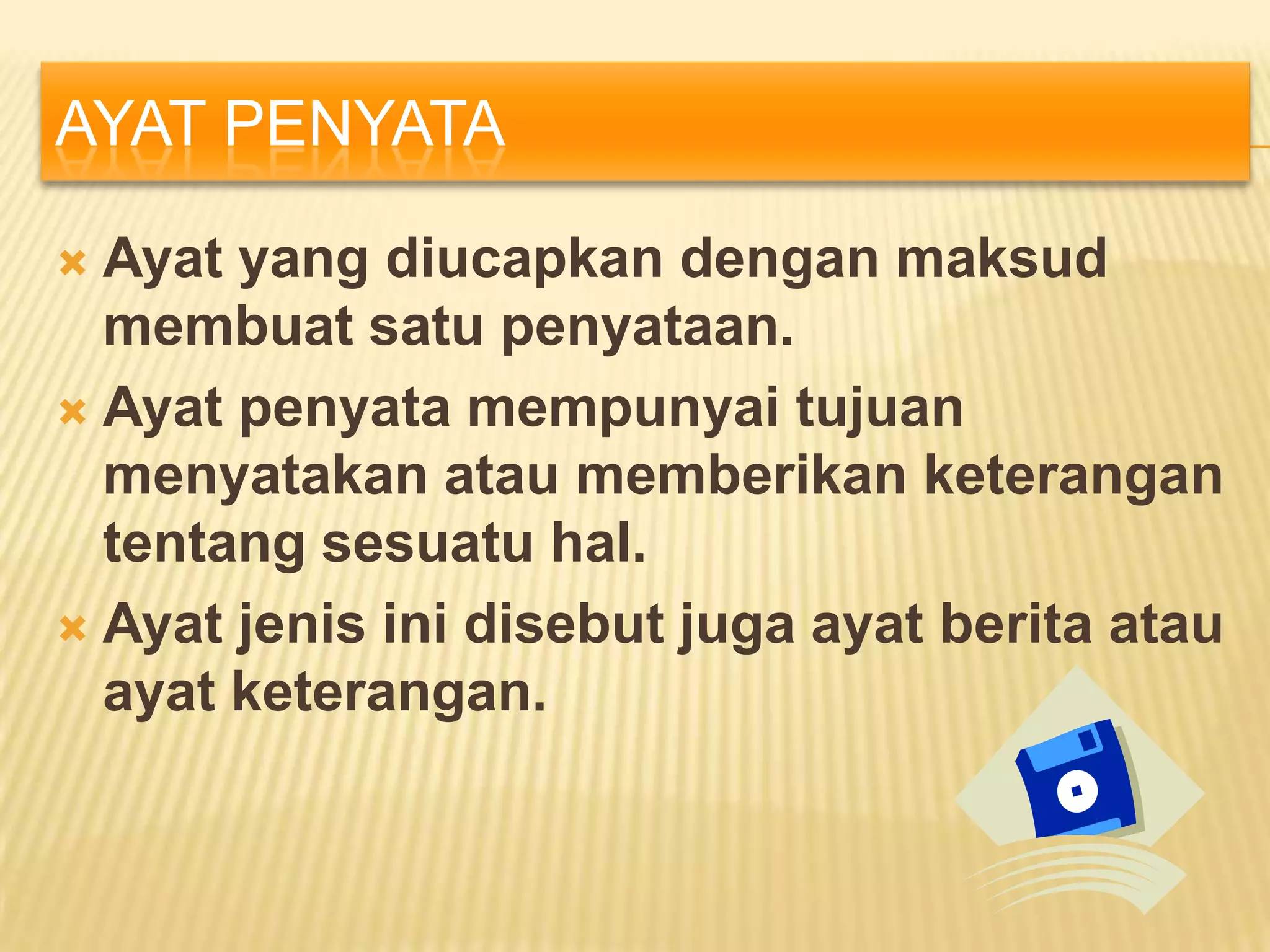 Jenis ayat | PPTX