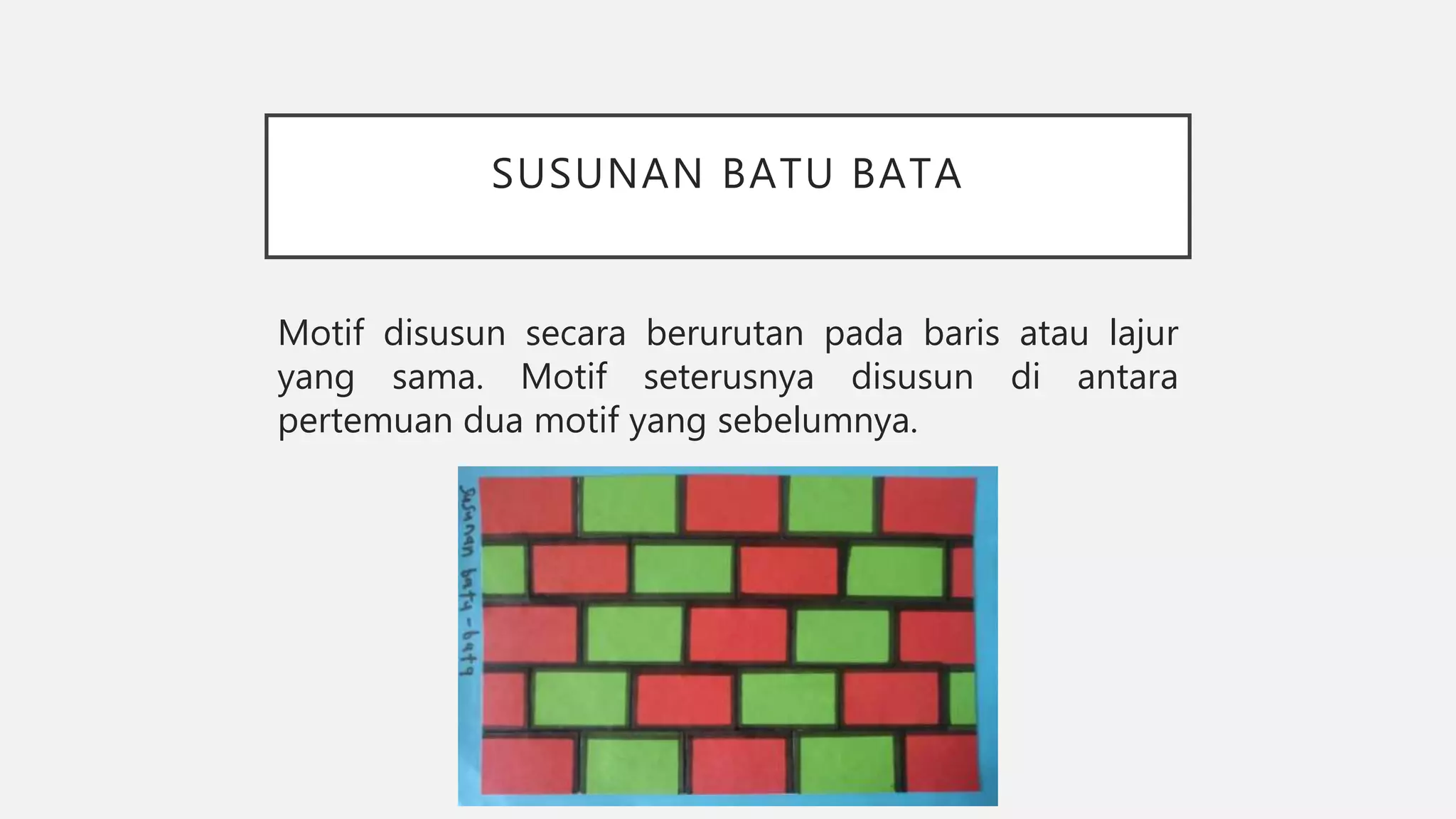 Jenis corak terancang | PPTX