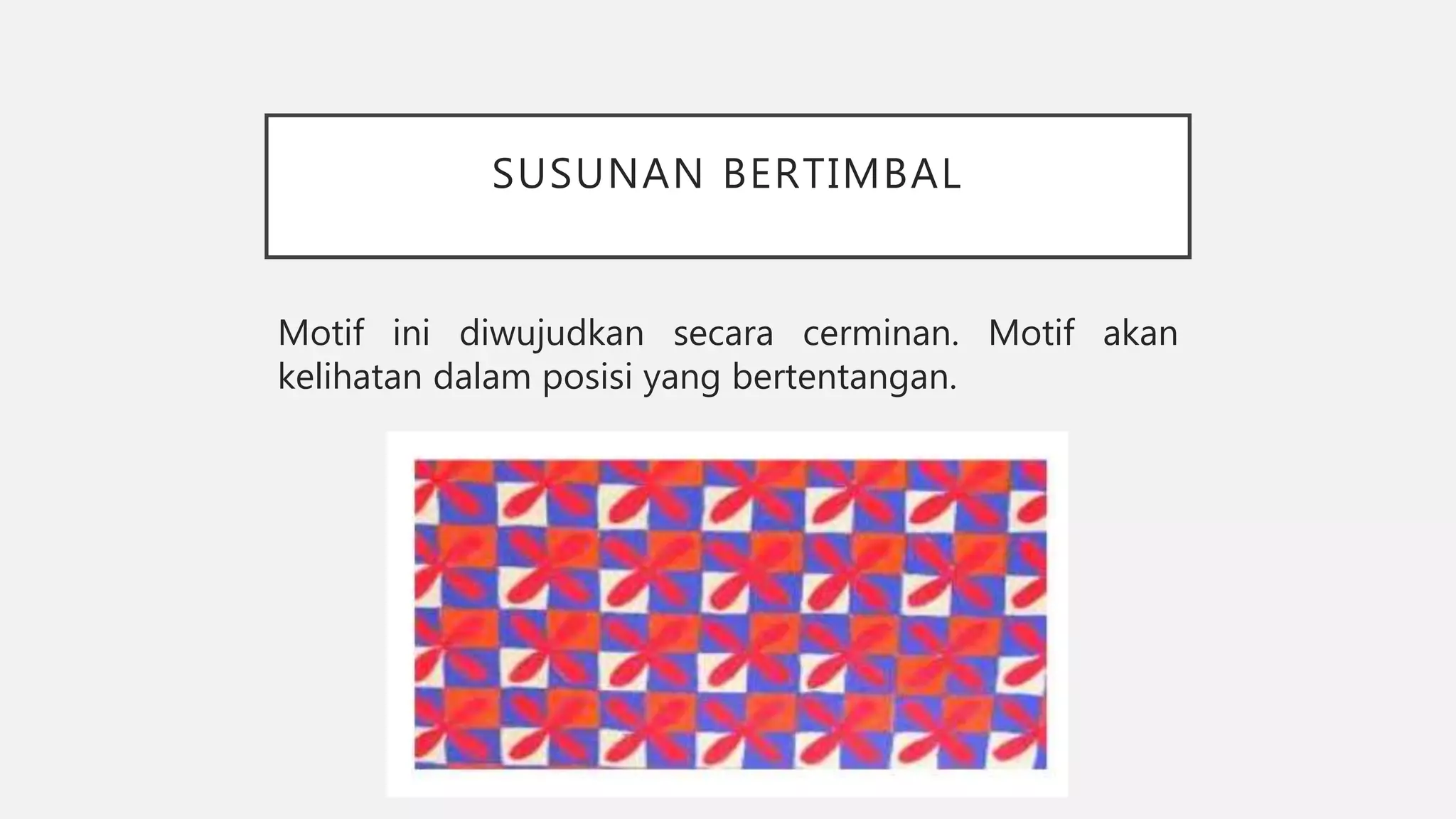 Jenis corak terancang | PPTX