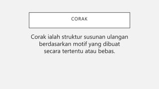 Jenis corak terancang | PPTX