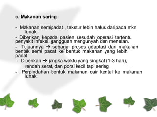 Jenis dan bentuk makanan | PPT