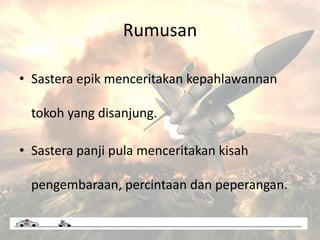 Jenis dan bentuk sastera istana | PPTX