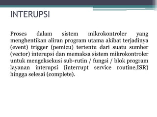 Jenis dan proses interupsi | PPTX