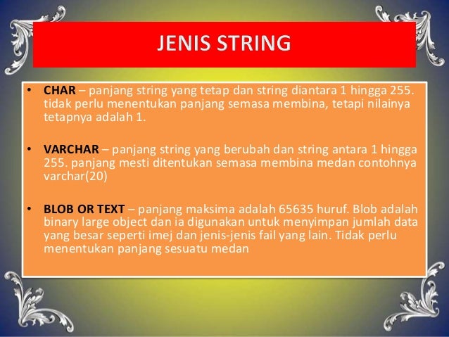 Jenis Data
