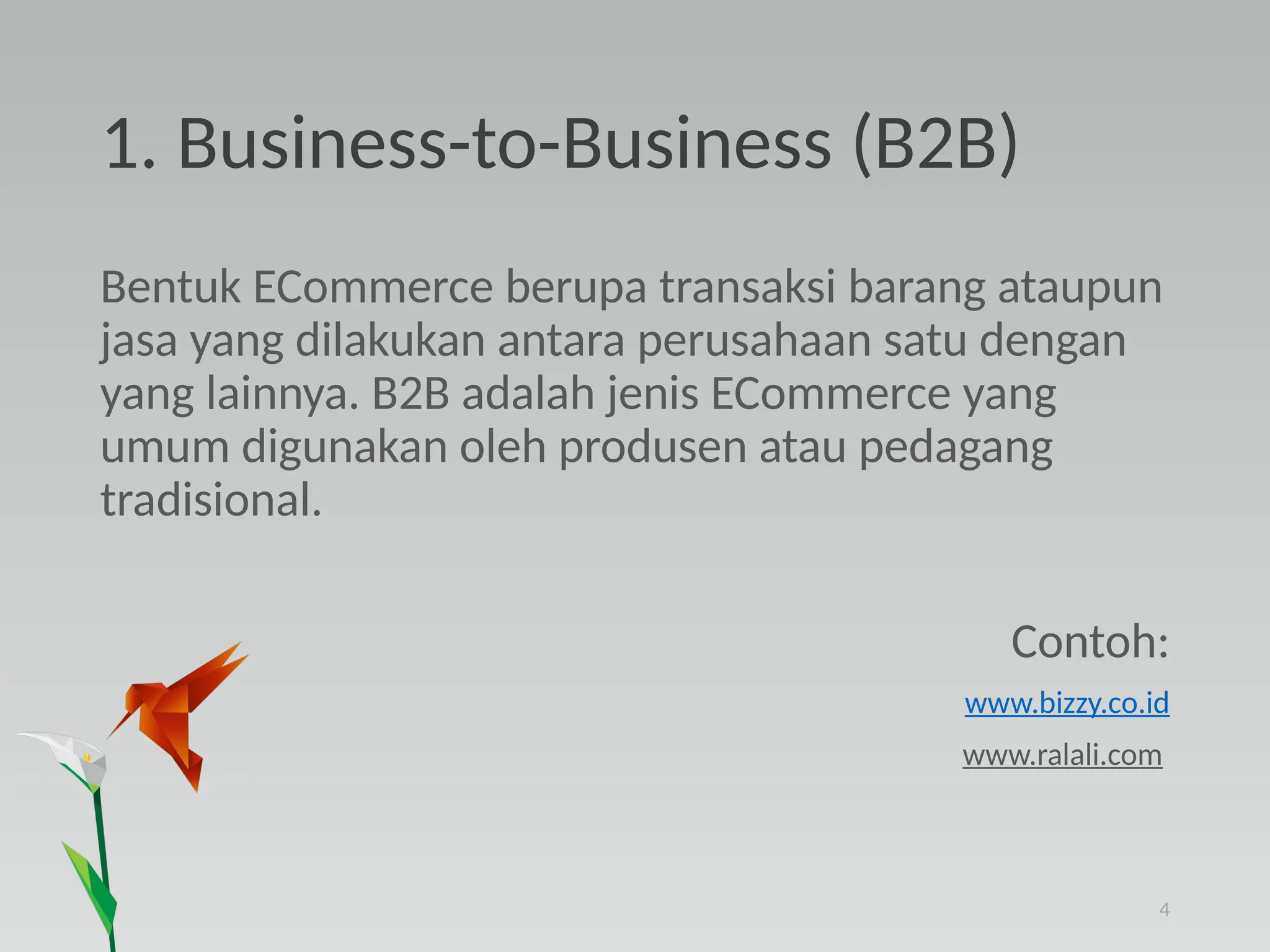 Jenis E-Commerce.pptx ,ateri ekonomi bisnis | PPTX