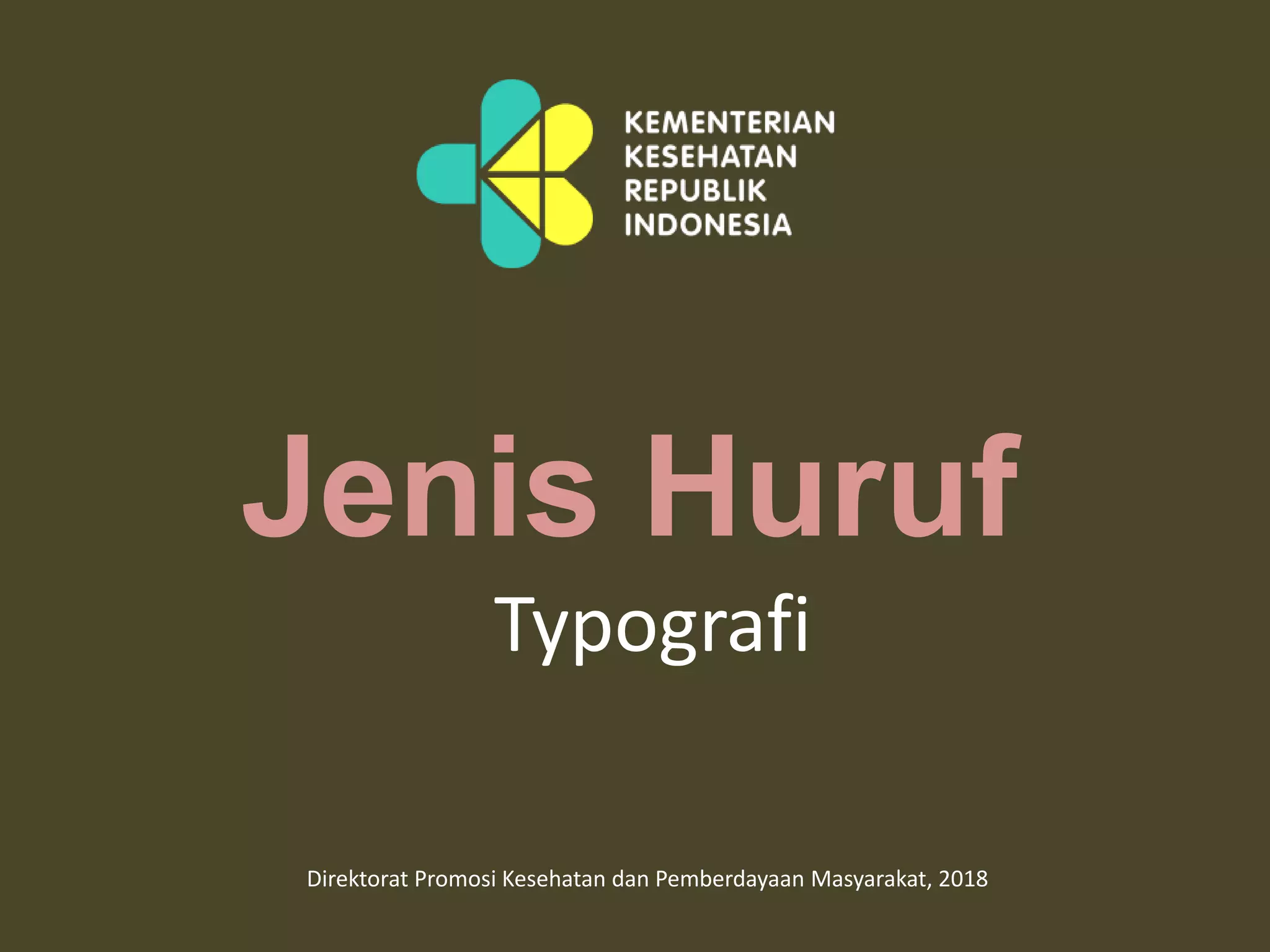 JENIS HURUF | PPT