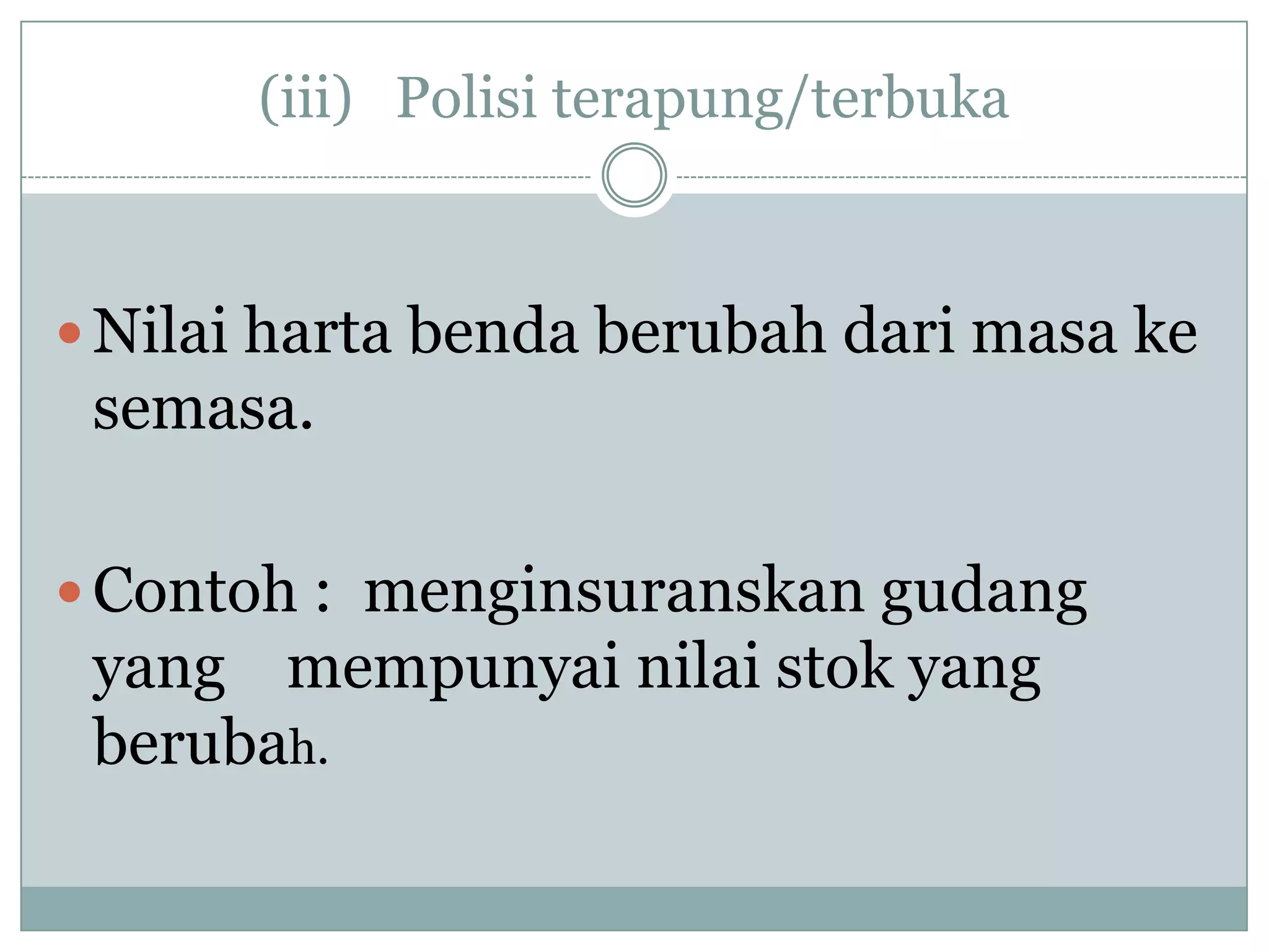 Perdagangan Tingkatan 5 (Jenis insurans) | PPTX