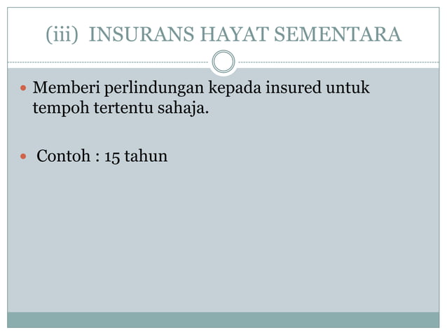 Perdagangan Tingkatan 5 (Jenis insurans) | PPTX