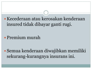 Perdagangan Tingkatan 5 (Jenis insurans) | PPTX
