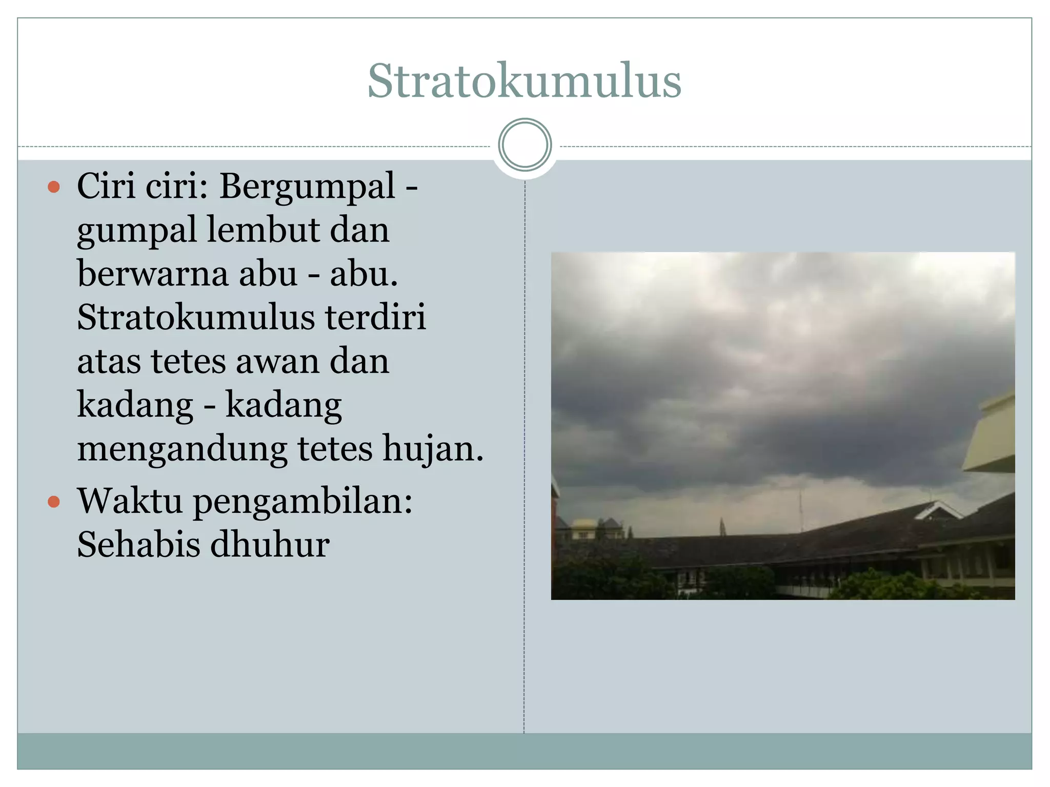 Jenis jenis awan | PPTX