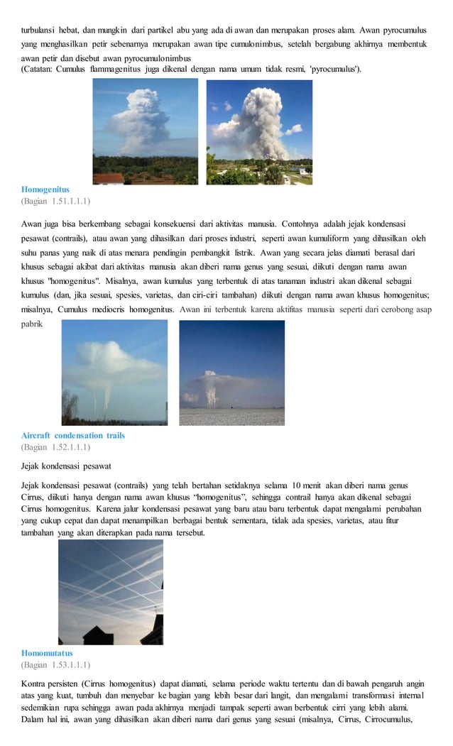 Jenis jenis awan lengkap | DOCX
