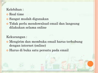 Jenis jenis email | PPTX