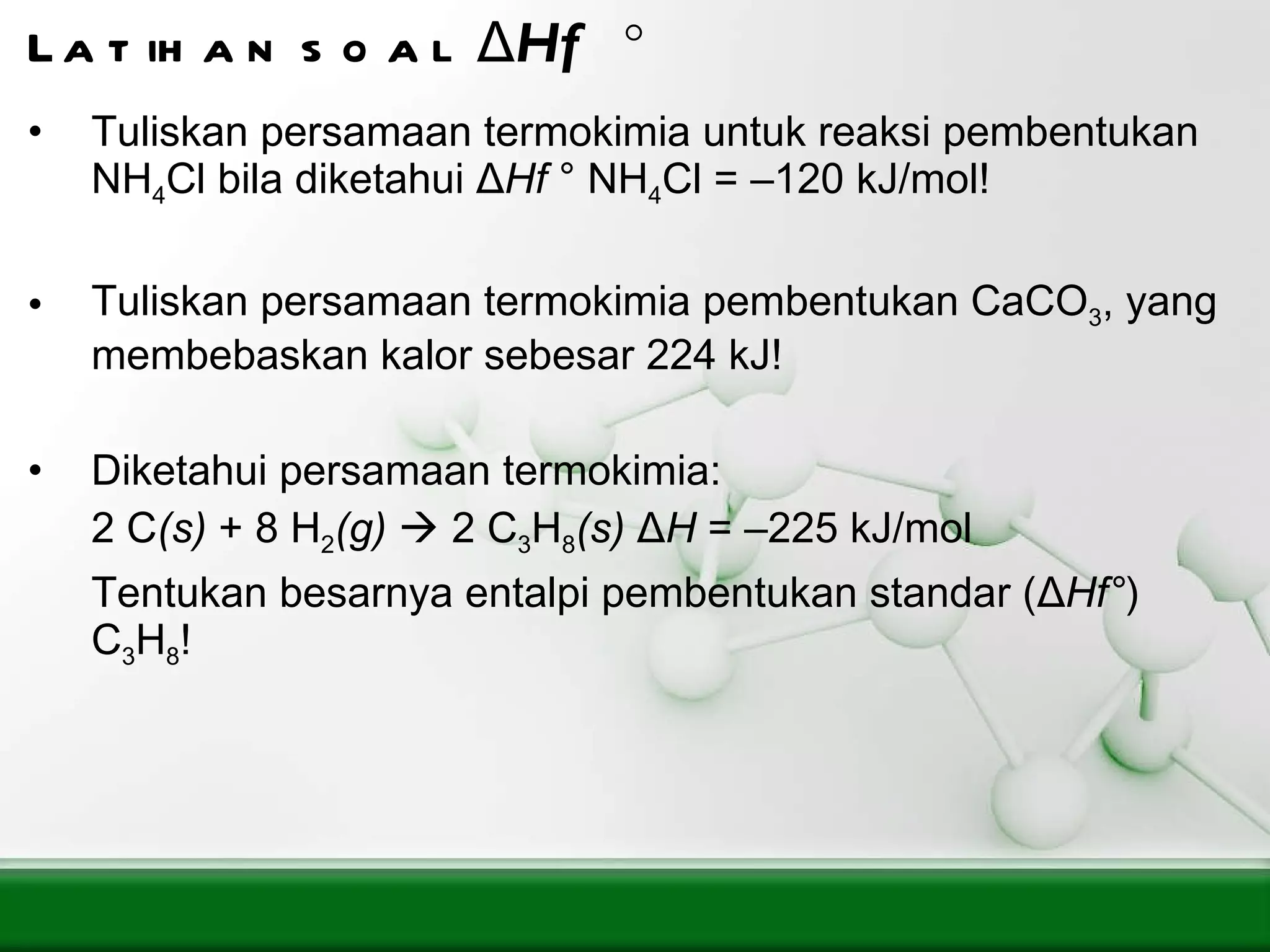 Jenis jenis entalpi | PPT
