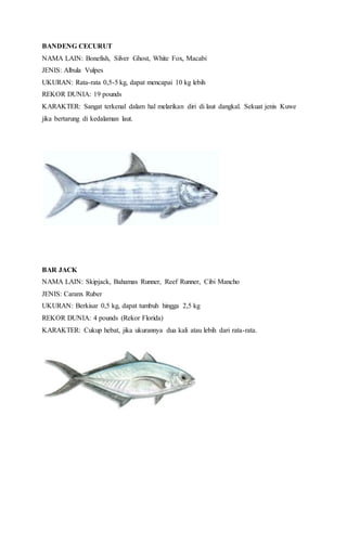 Jenis jenis ikan | PDF