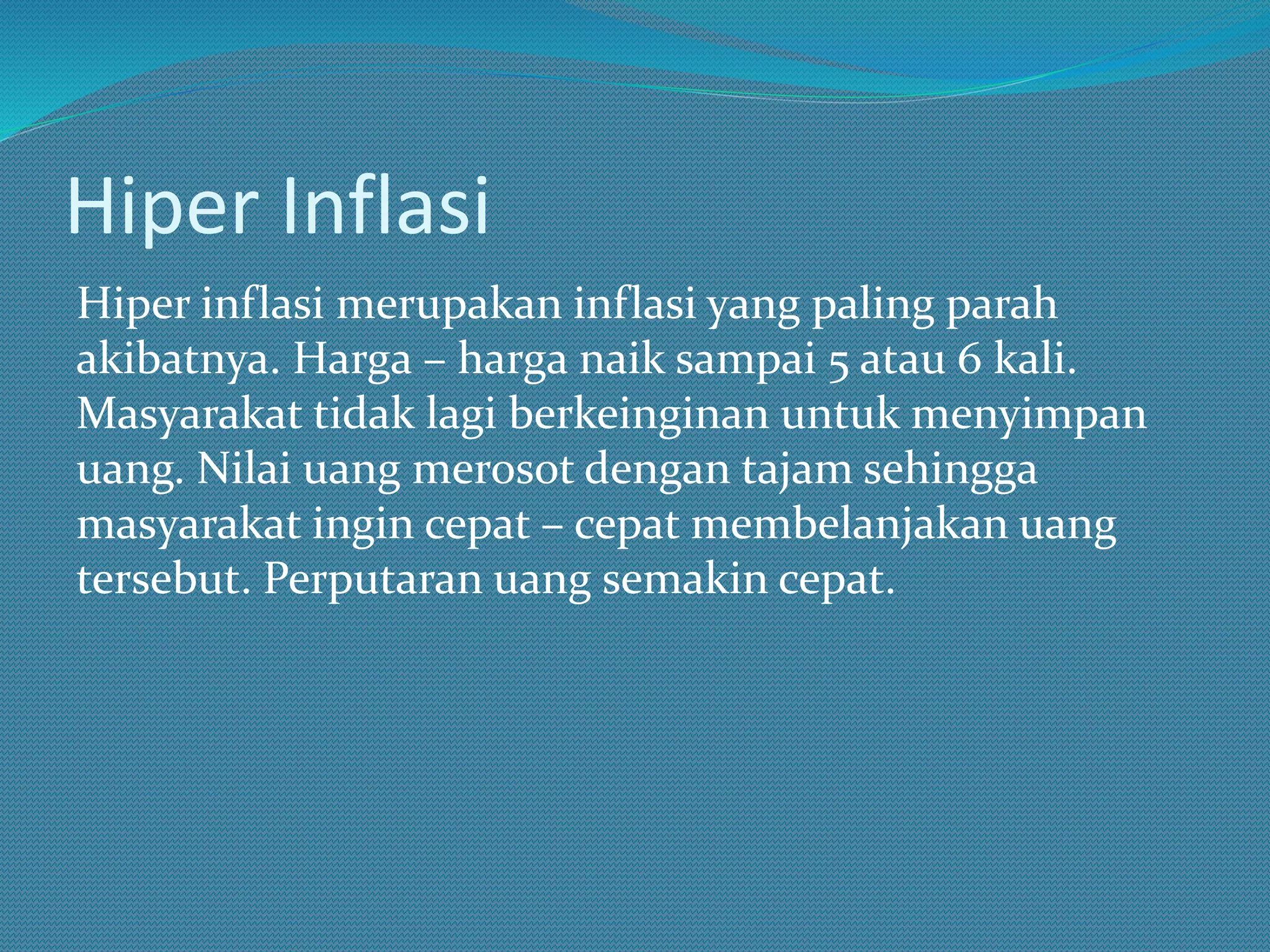 Jenis – jenis inflasi & menghitung inflasi | PPTX