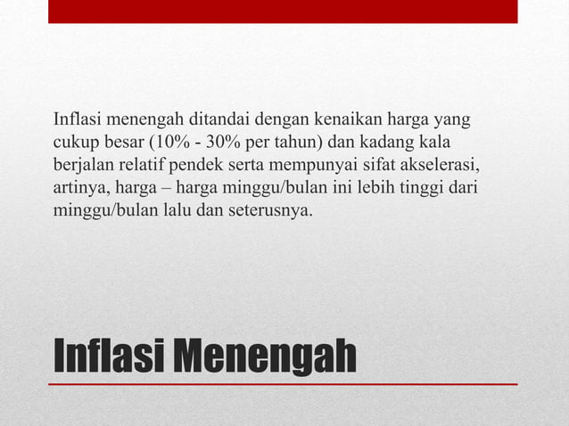 Jenis – jenis inflasi & menghitung inflasi | PPT