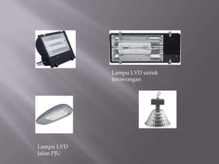 Jenis – jenis lampu instalasi listrik | PPTX