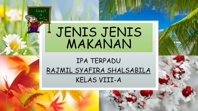 Jenis Jenis Makanan Makronutrien dan Mikronutrien | PPTX