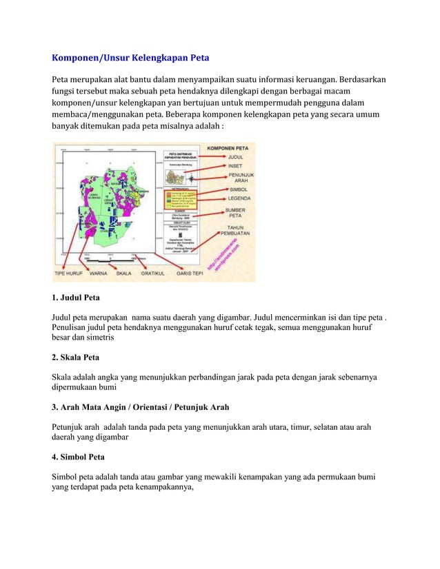 Jenis jenis peta | DOCX