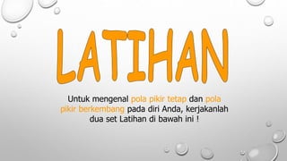 Jenis jenis pola pikir | PPT