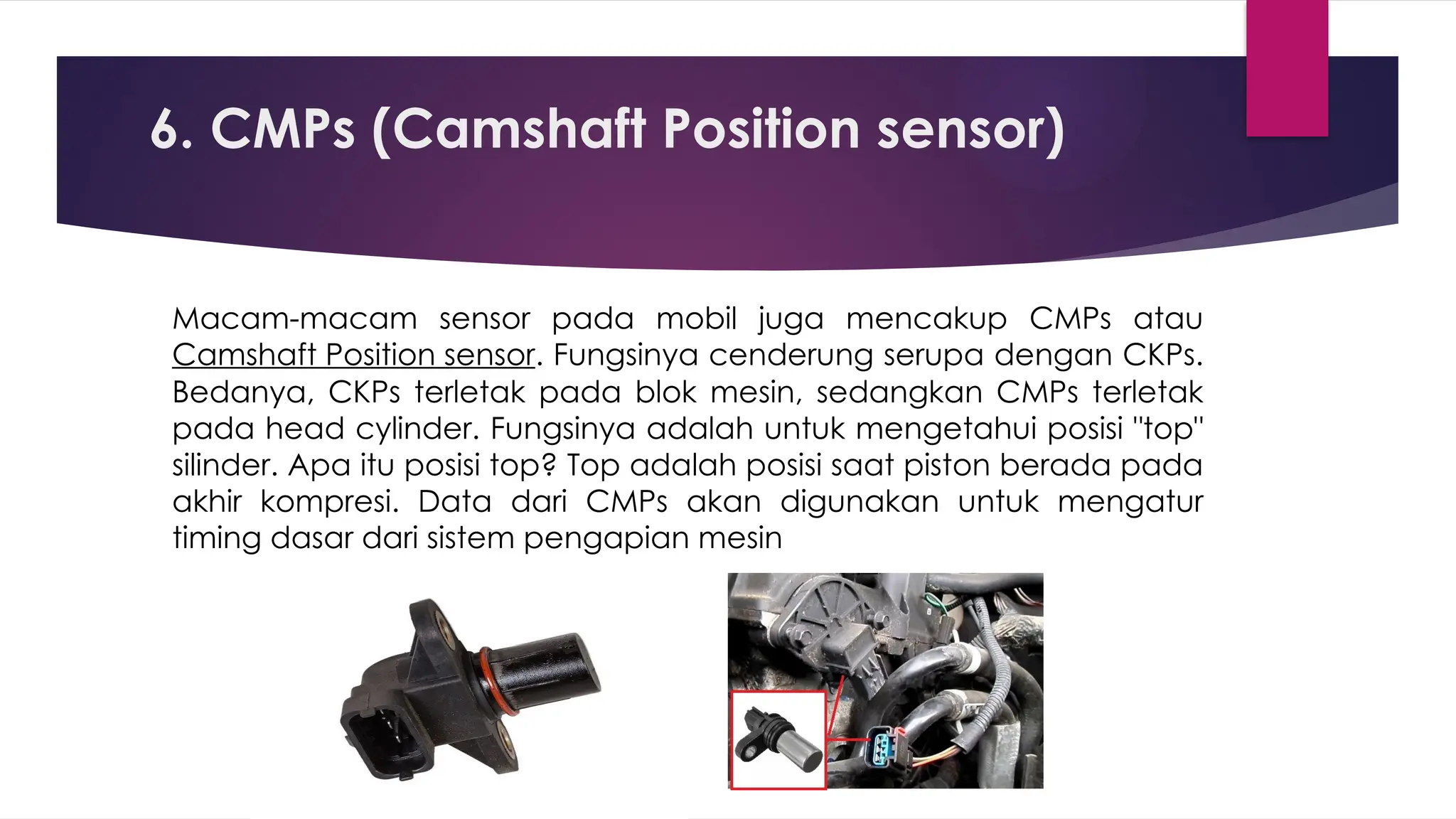 jenis jenis sensor pada kendaraan mobill | PPTX